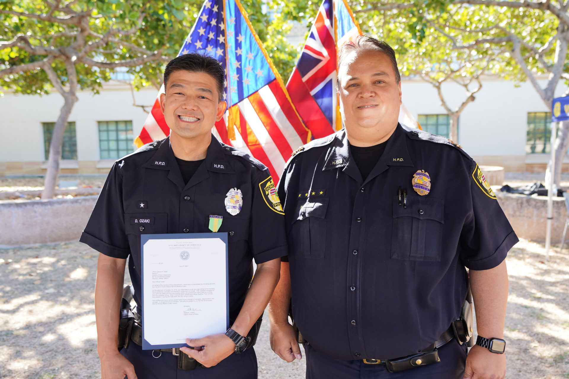 HPD Recognizes Outstanding Officers and Civilians - Honolulu Police ...