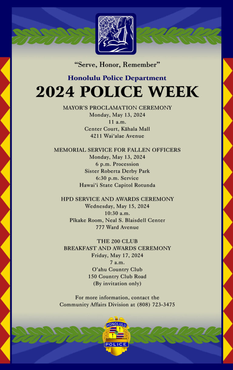 Police Week 2024 - Honolulu Police Department