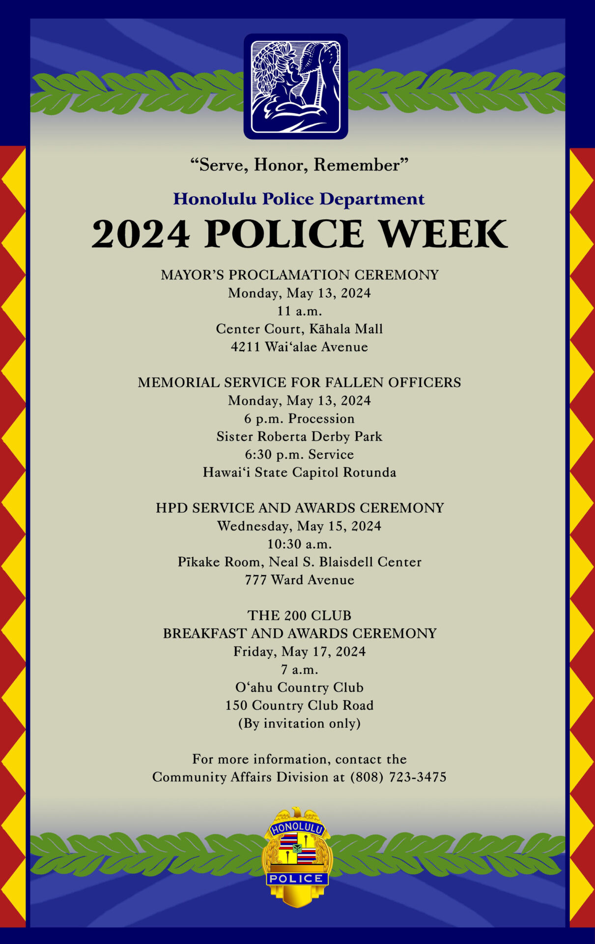 Police Week 2024 - Honolulu Police Department