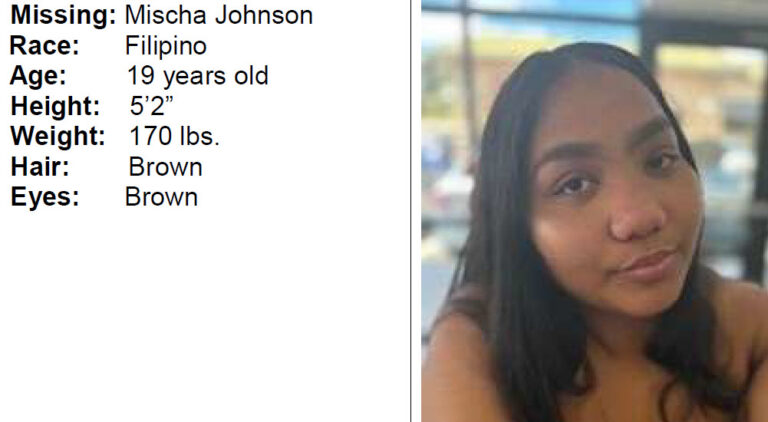CrimeStoppers - Missing Person: Mischa Johnson - Honolulu Police Department