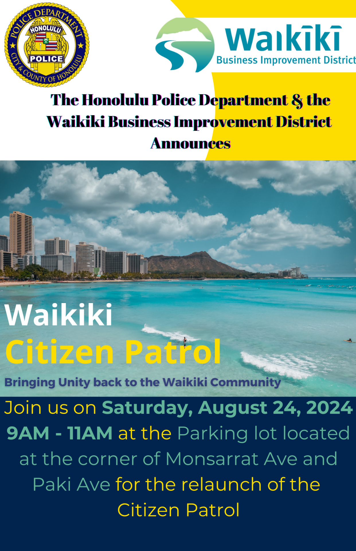 Citizen Patrol Relaunch - Honolulu Police Department