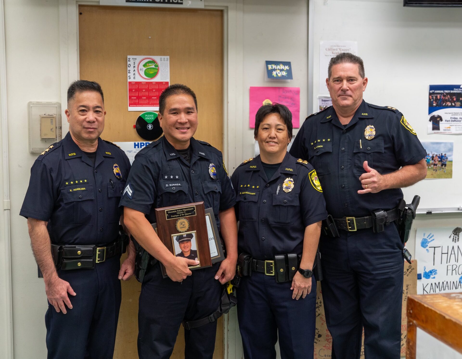 District 3 Officer of the Quarter, Corporal Darren Sunada - Honolulu ...